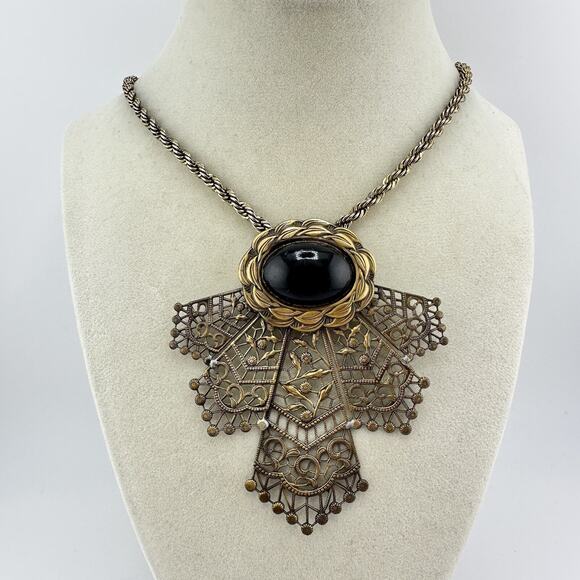 Unbranded | Jewelry | Vintage Victorian Style Ornate Floral Filigree ...